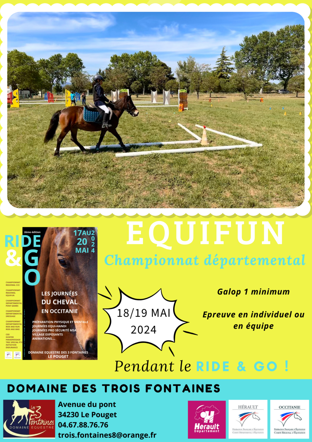 Ride & go Equifun - competition et eventing